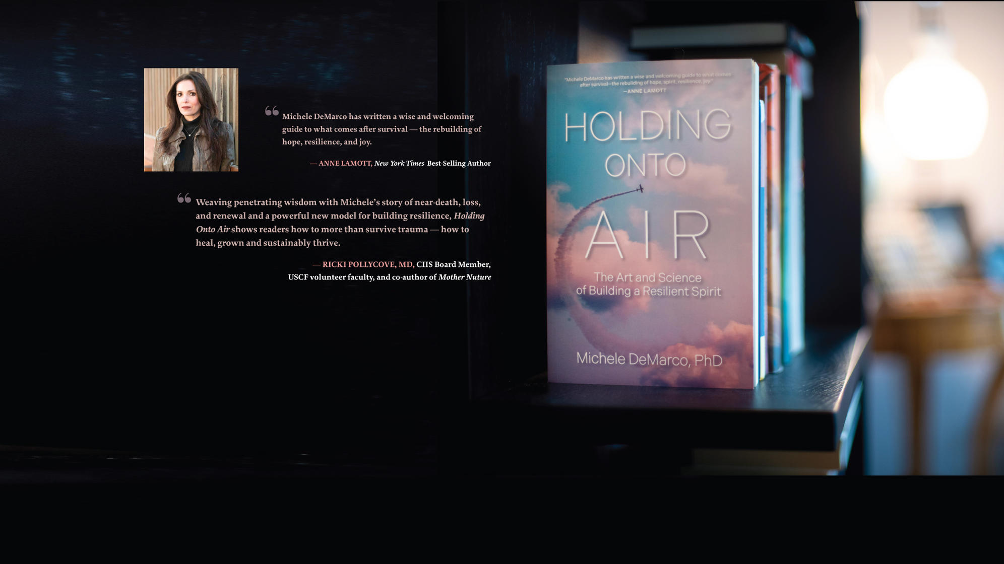 Celebrating Dr. Michele DeMarco's New Book, Holding Onto Air | CIIS